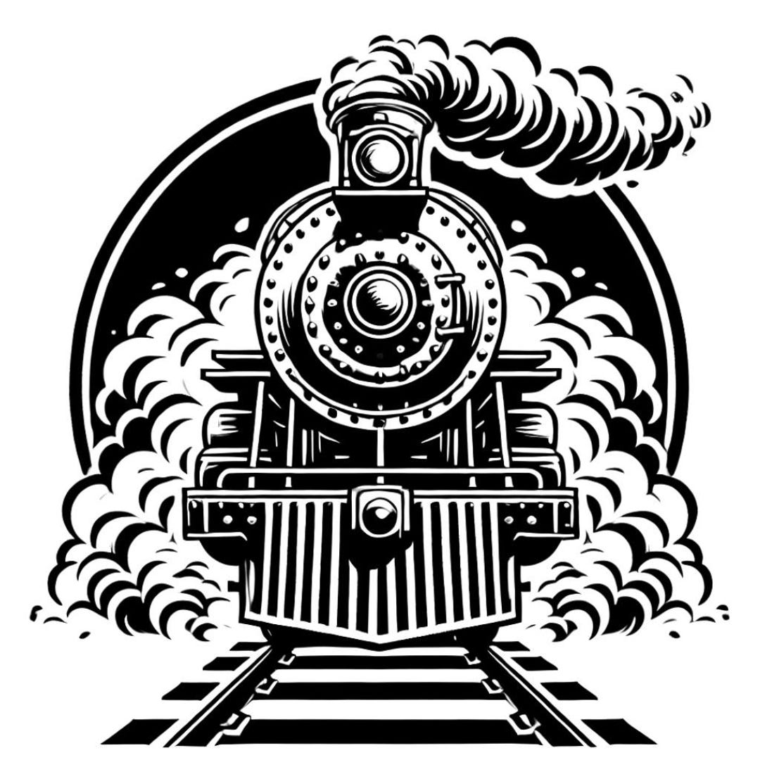 Vintage Train SVG & PNG, Train Clipart, Train Vector Image, Train ...