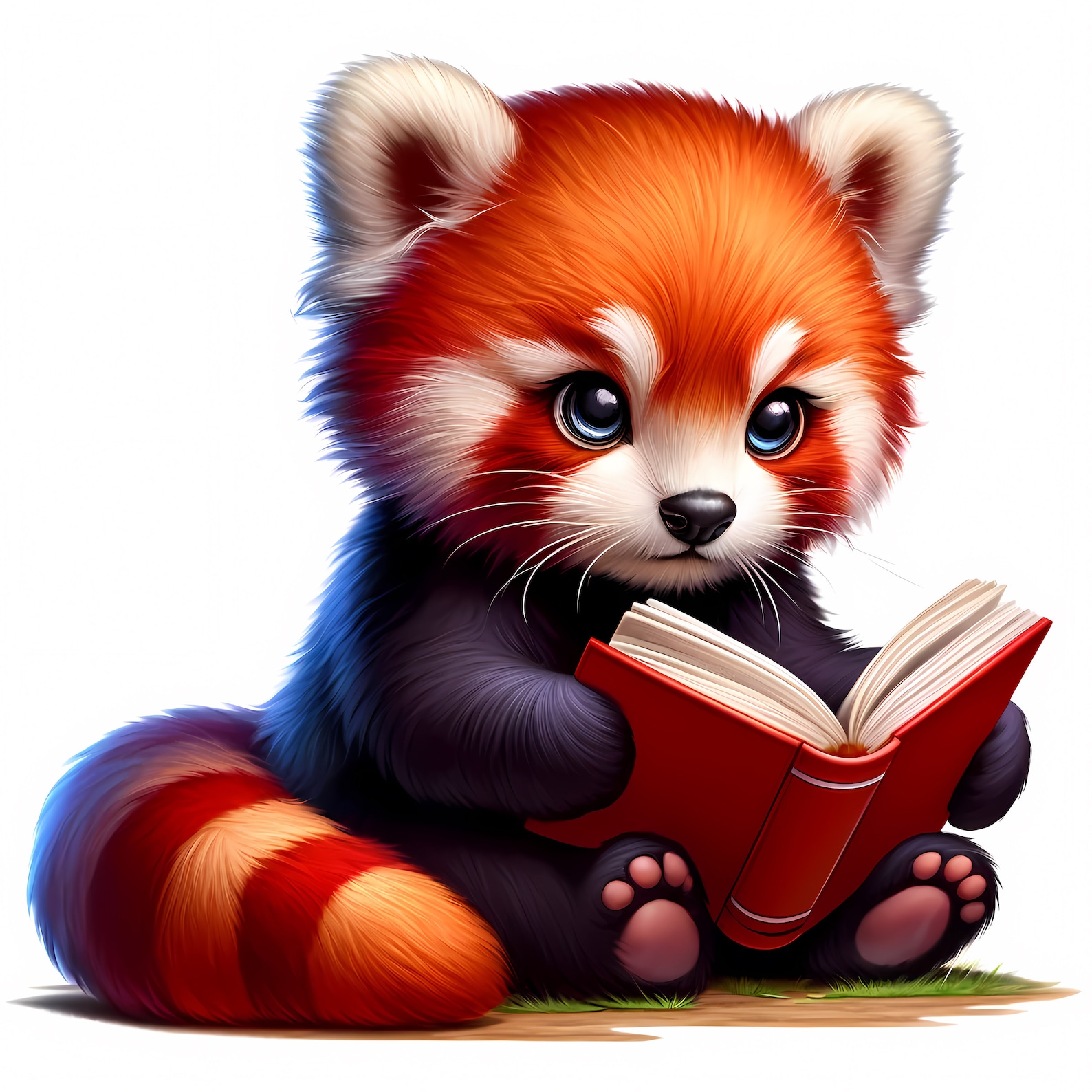 Cute Red Panda Clipart Bundle - 10 High-quality Jpgs - Adorable Red ...