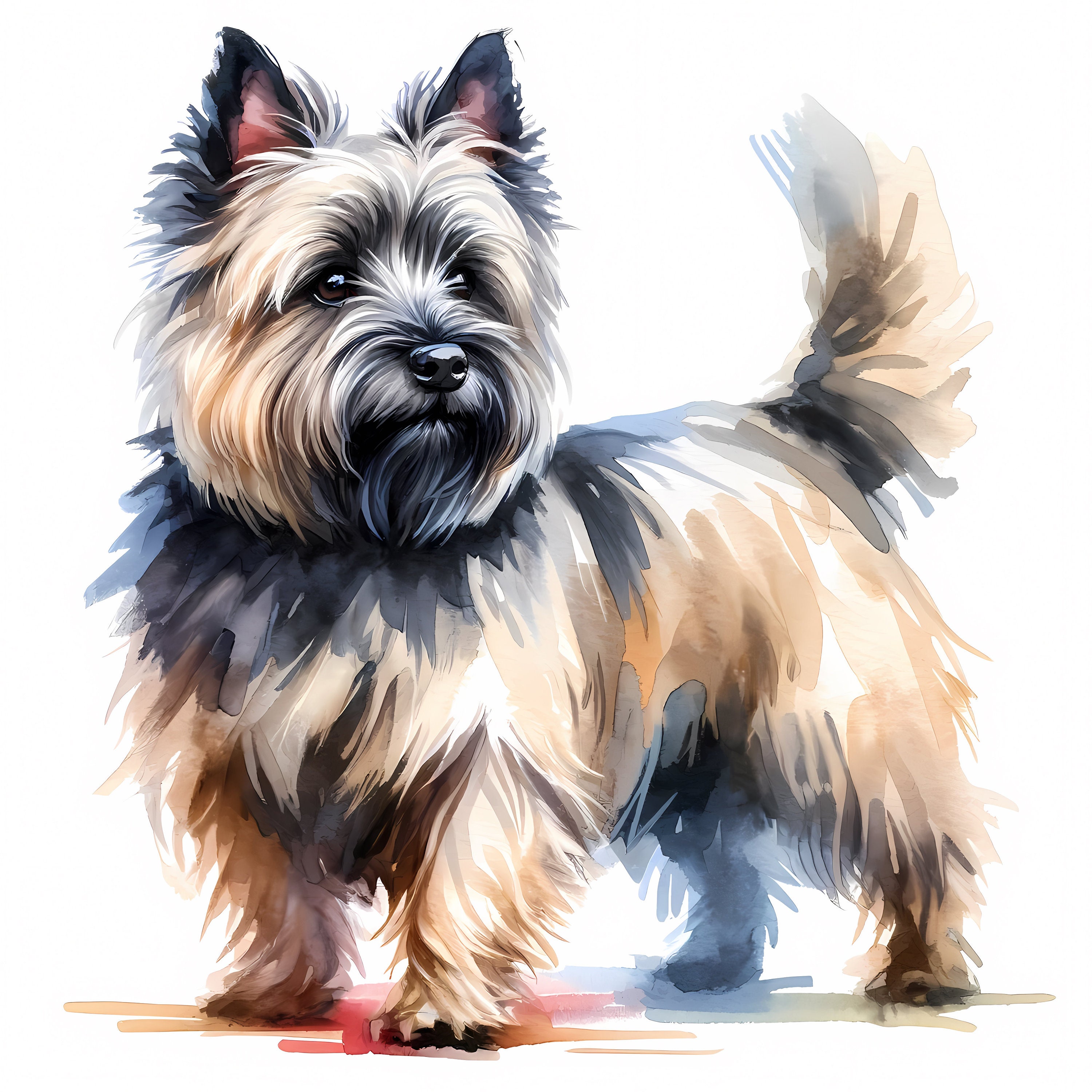 Cairn Terrier Dog Clipart 10 High Quality Jpgs Digital Download Card ...