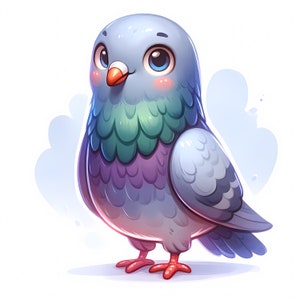 Cute Birds Clipart - 10 High-quality Jpgs - Adorable Birds Clipart ...