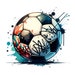 Soccer Ball Clipart 10 High-quality Jpgs Football Clipart Bundle ...