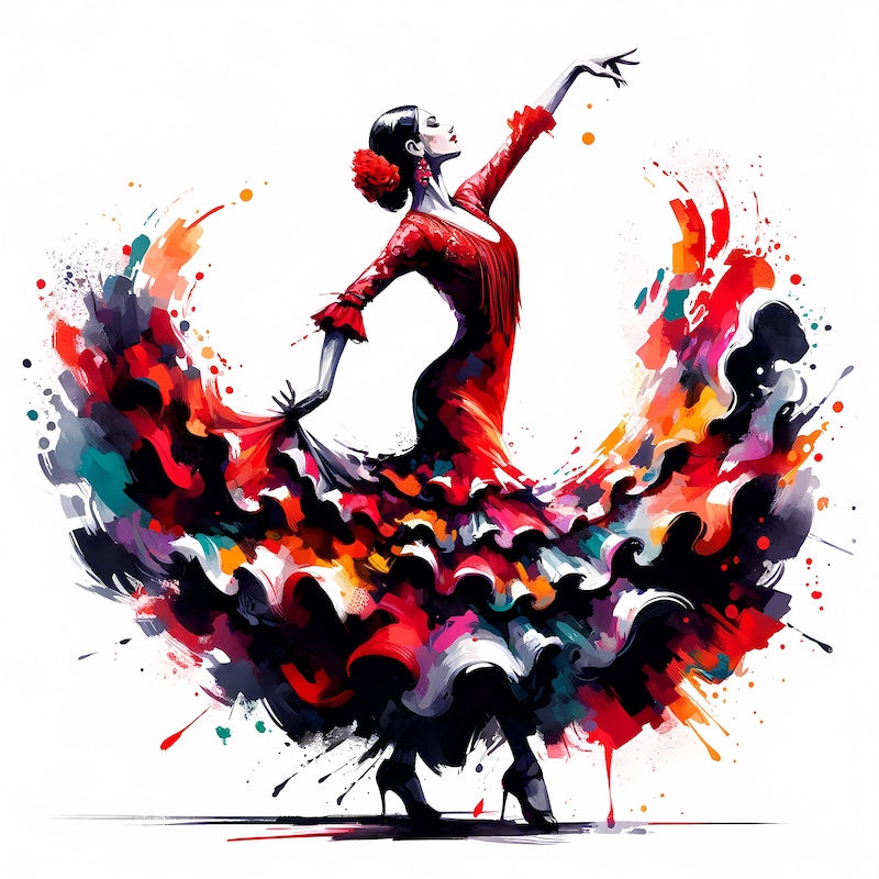 Flamenco Dancers Artwork - Etsy