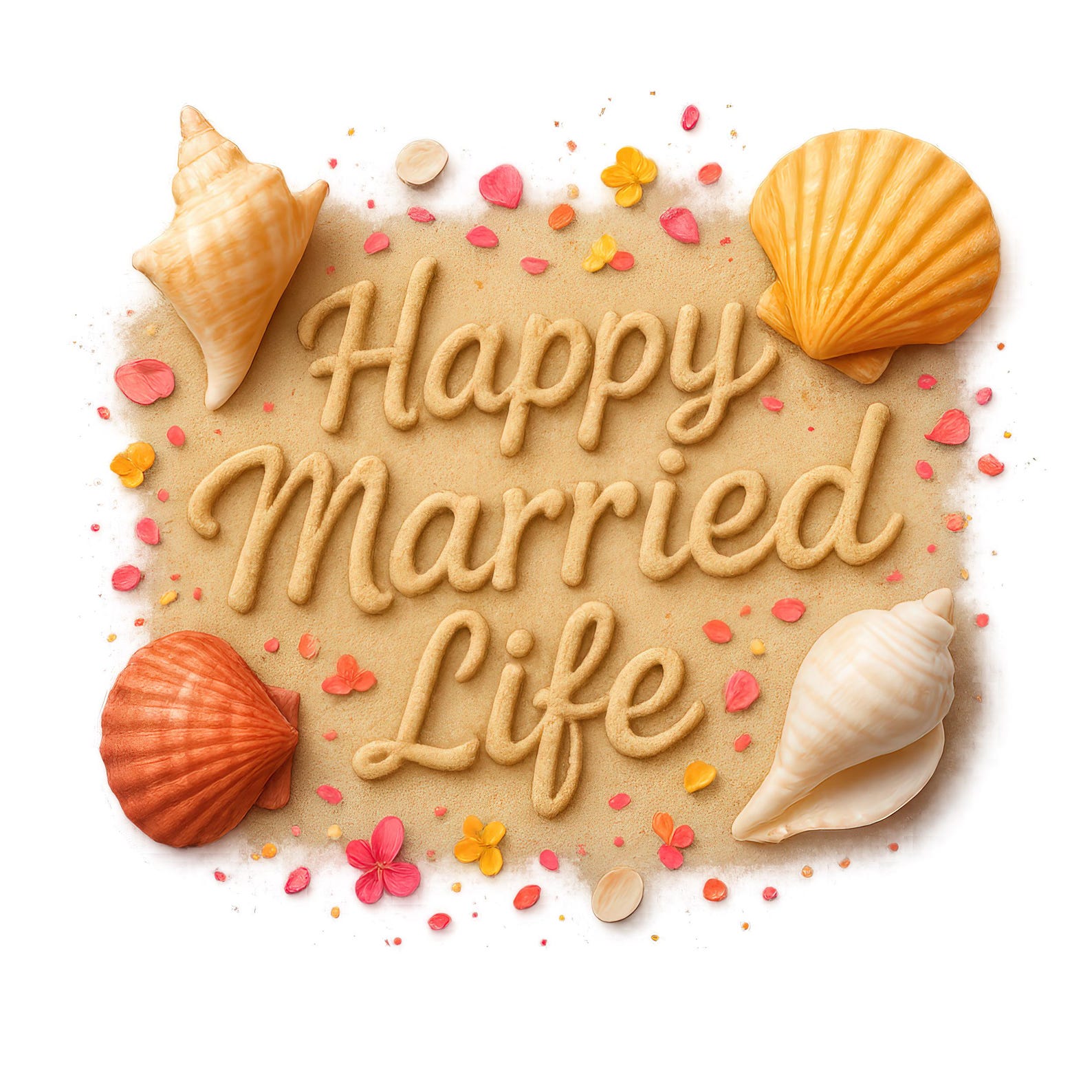 Happy Marriage Day Clipart: Wedding Celebration Pngs (commercial Use ...
