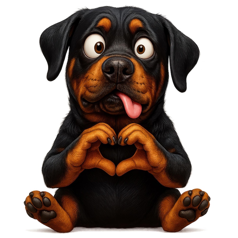 Rottweiler Clipart - Etsy UK