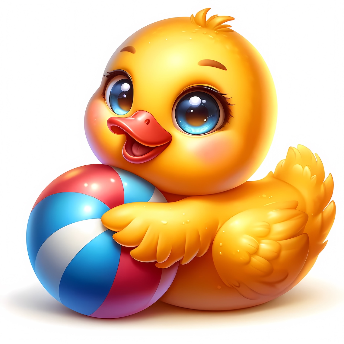 Cute Rubber Duck Clipart Bundle | Nursery Wall Art (digital Download ...