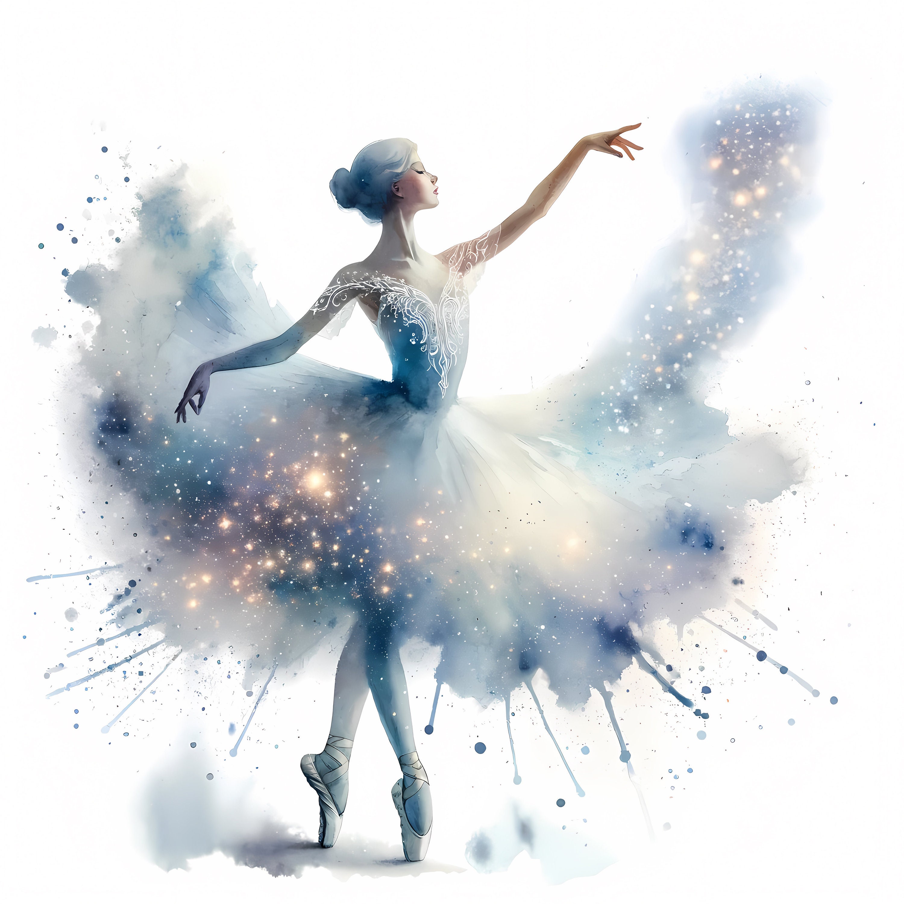 12 Ballerina Clipart: Ballet Dancer JPG Bundle (digital Download) - Etsy