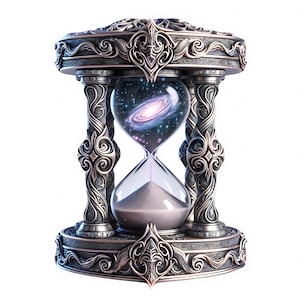 Magical Sand Timer Clipart | 10 High-quality Jpgs | Enchanted Hourglass ...