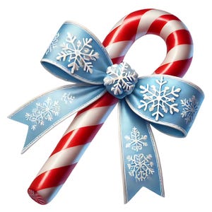 Festive Candy Cane Christmas Clipart Bundle (12 JPG Digital Download ...
