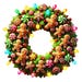 Christmas Wreath Clipart: Festive Holiday Art (digital Download ...