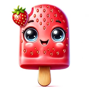 Cute Ice Cream Clipart | 12 High-quality Jpgs | Adorable Ice Cream ...