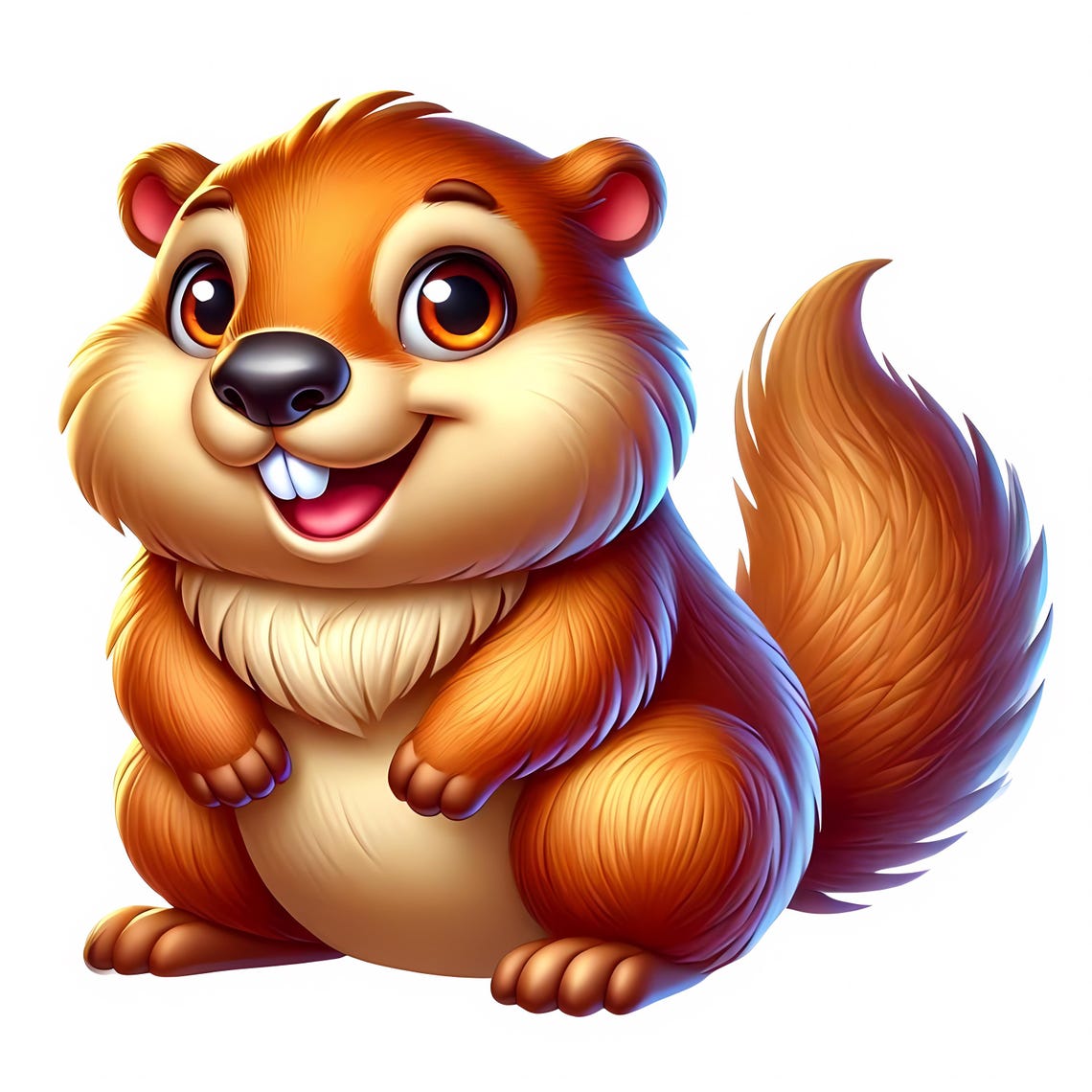 Cute Groundhog Clipart Bundle | Groundhog Day Art (digital Download) - Etsy
