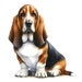 Basset Hound Clipart – High-quality Dog Graphics (digital Download) - Etsy