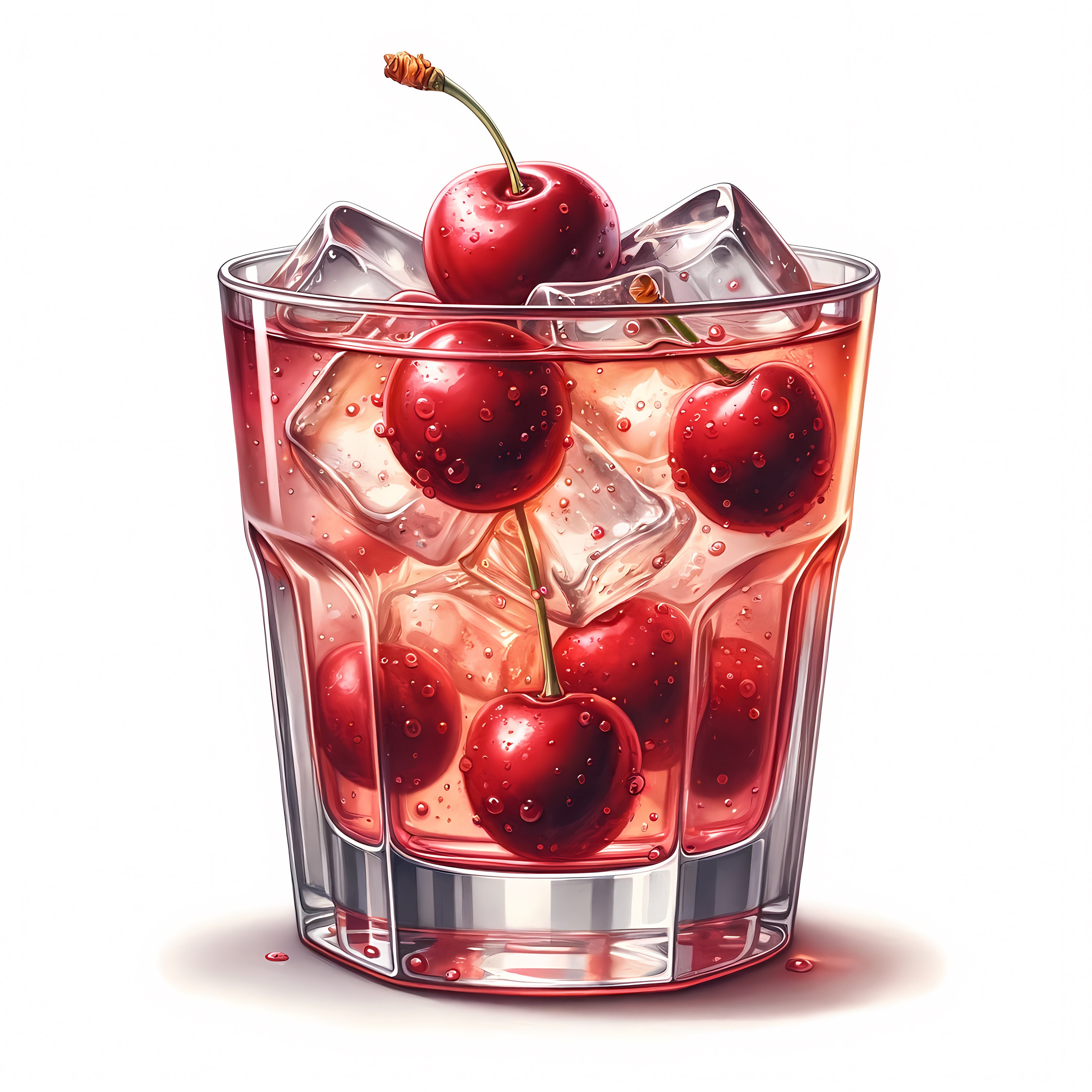 Cocktail Clipart | 11 High-quality Jpgs | Vibrant Cocktail Clipart ...