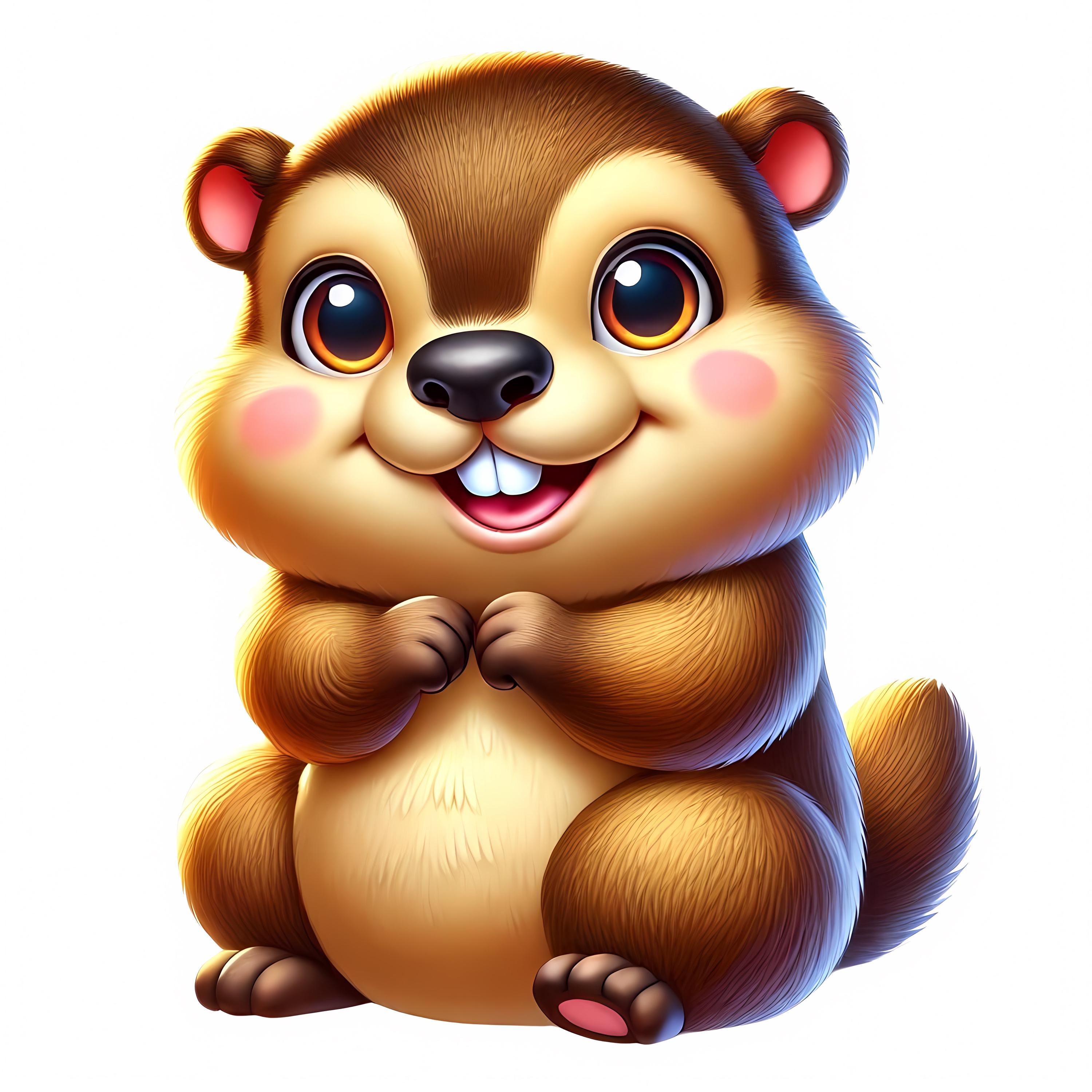 Cute Groundhog Clipart Bundle | Groundhog Day Art (digital Download) - Etsy