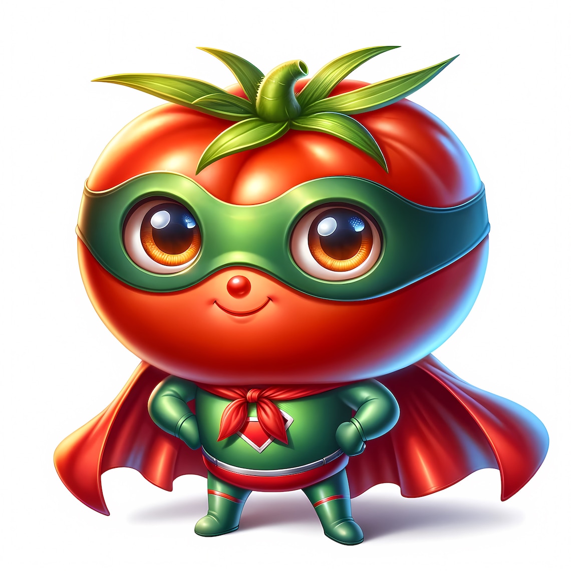 Cute Tomato Clipart Bundle – Adorable Vegetable Art (digital Download ...