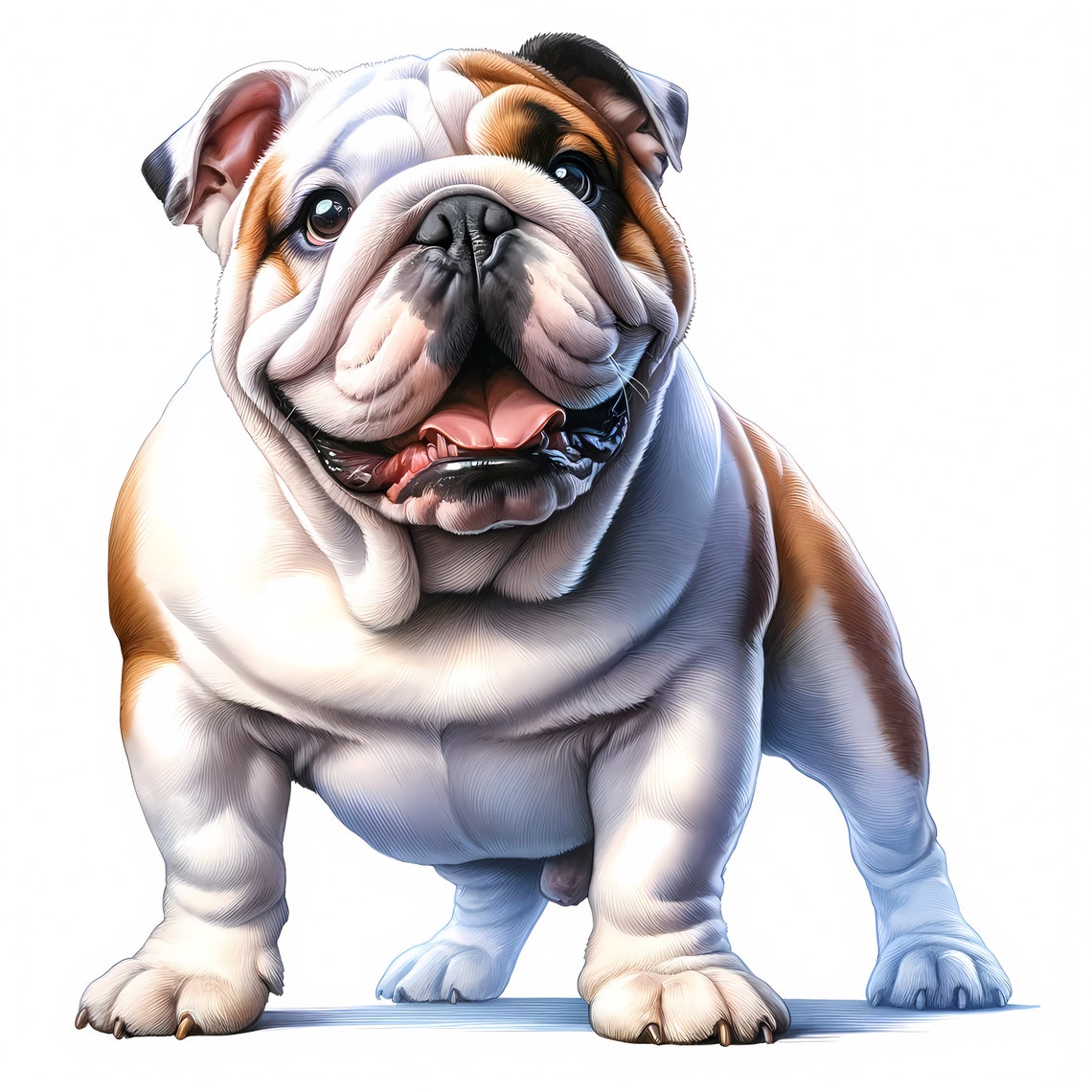 British Bulldog Clipart 10 High-quality Jpgs Cute Bulldog Clipart ...