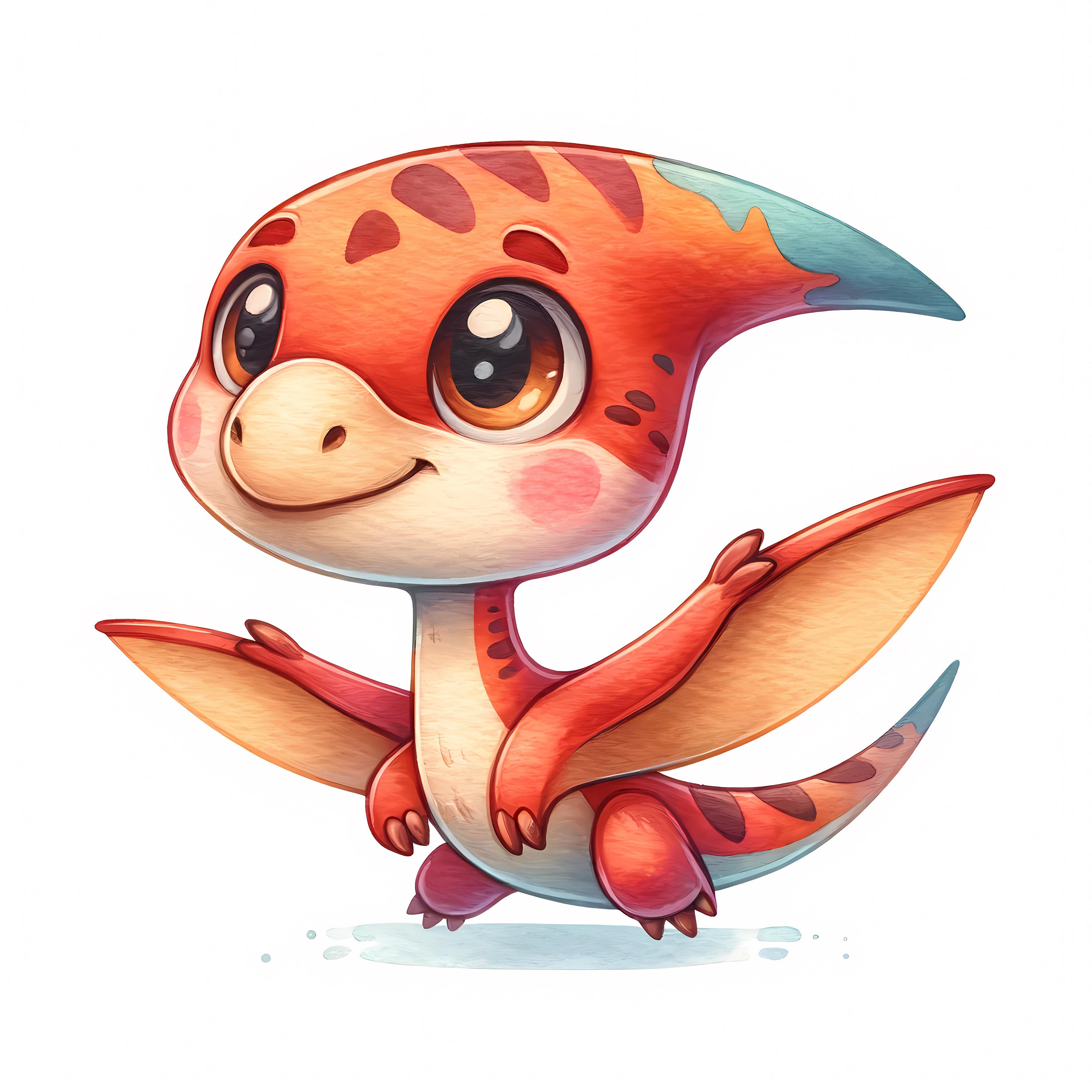 Cute Cartoon Dinosaur Clipart - 11 High-quality Jpgs - Nursery Decor ...