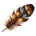 Native Feather Clipart Bundle: Tribal Feather Art (11 PNG/JPG Digital ...