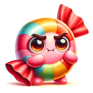 Cute Candy Clipart | 14 High-quality Jpgs | Adorable Candy Clipart ...