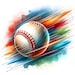 Flaming Baseball Clipart | Sports Graphics (digital Download) Set of 10 ...