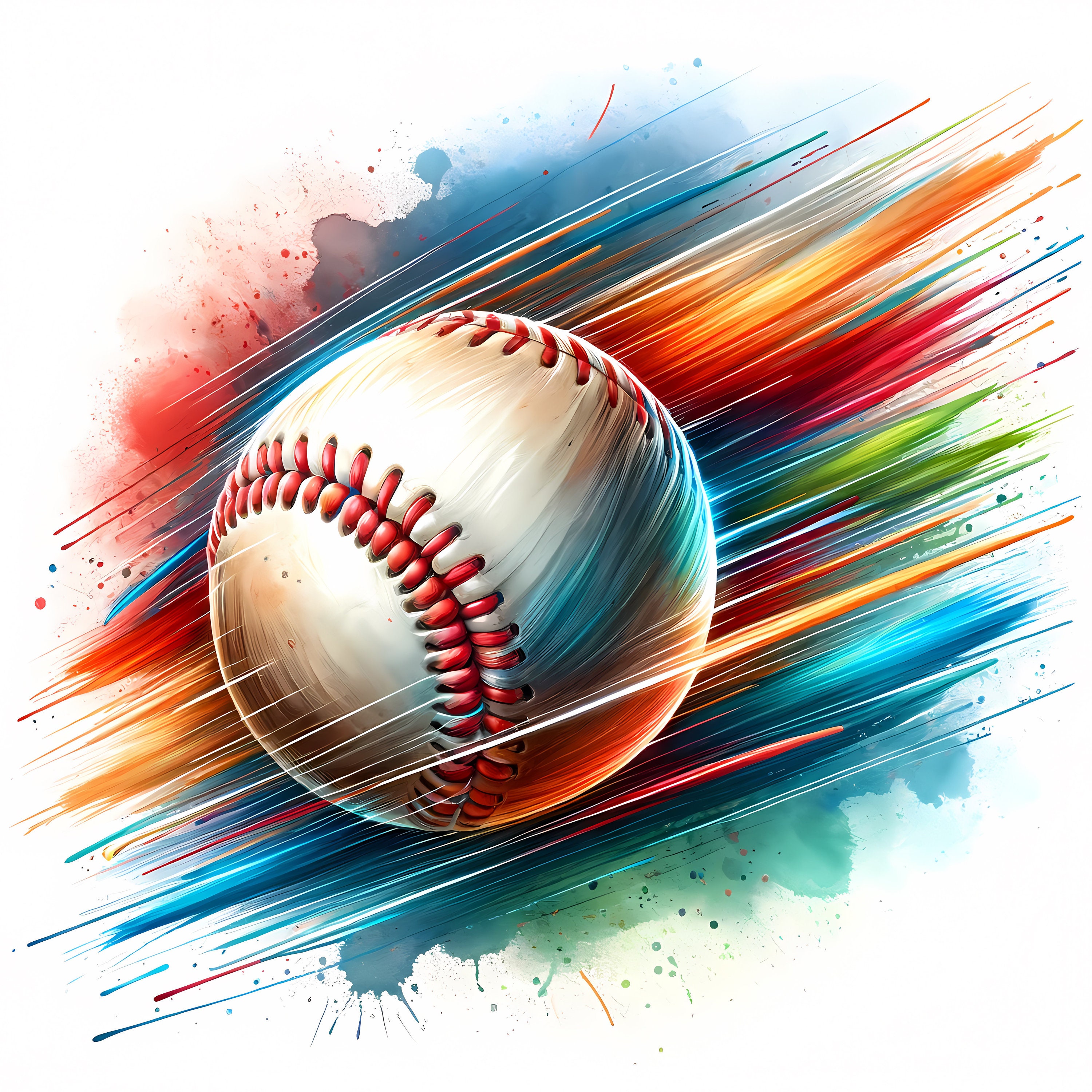 Flaming Baseball Clipart | Sports Graphics (digital Download) Set of 10 ...