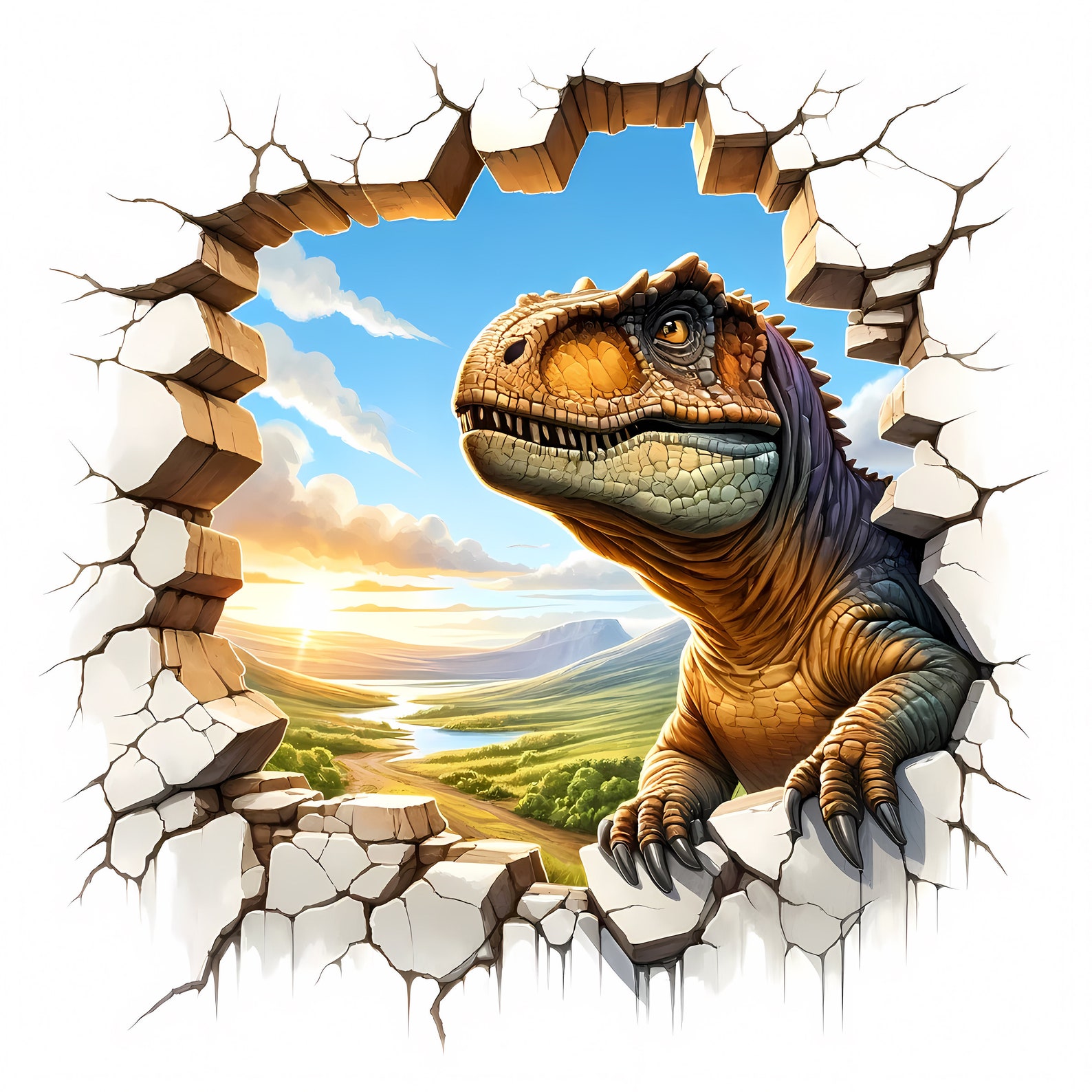 3D Dinosaur Clipart 12 High-quality Jpgs Realistic Dinosaur Clipart ...