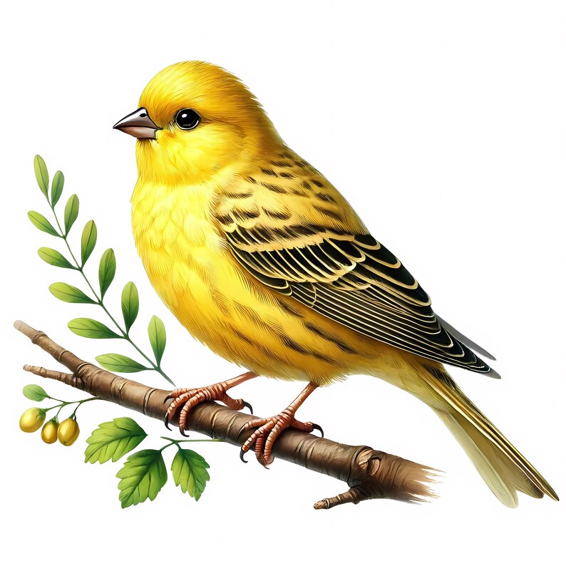 Canary Clipart 11 High-quality Jpgs Stunning Canary Clipart Bundle Bird ...
