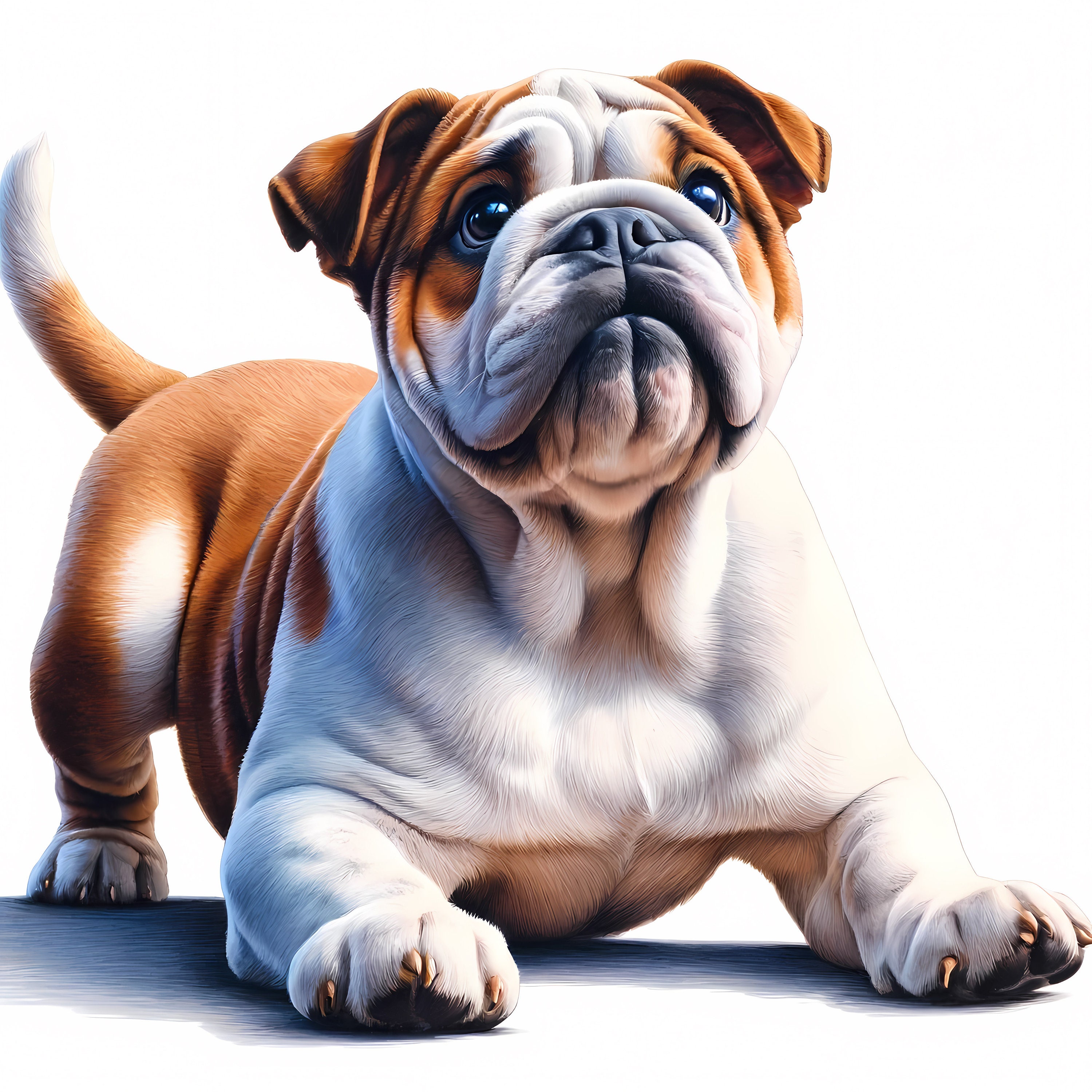 British Bulldog Clipart 10 High-quality Jpgs Cute Bulldog Clipart ...