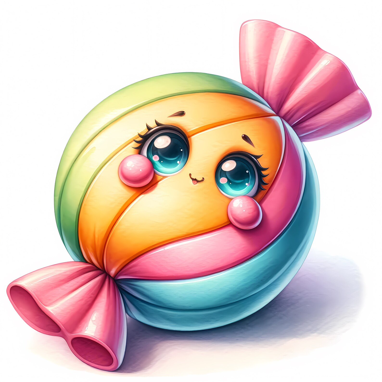 Cute Candy Clipart 14 High-quality Jpgs Adorable Candy Clipart Bundle ...