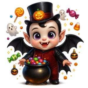 11 Cute Halloween Vampire Clipart, Adorable Vampire Halloween Clipart ...