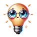 Cute Light Bulb Clipart | Nursery Art Printables (digital Download) - Etsy