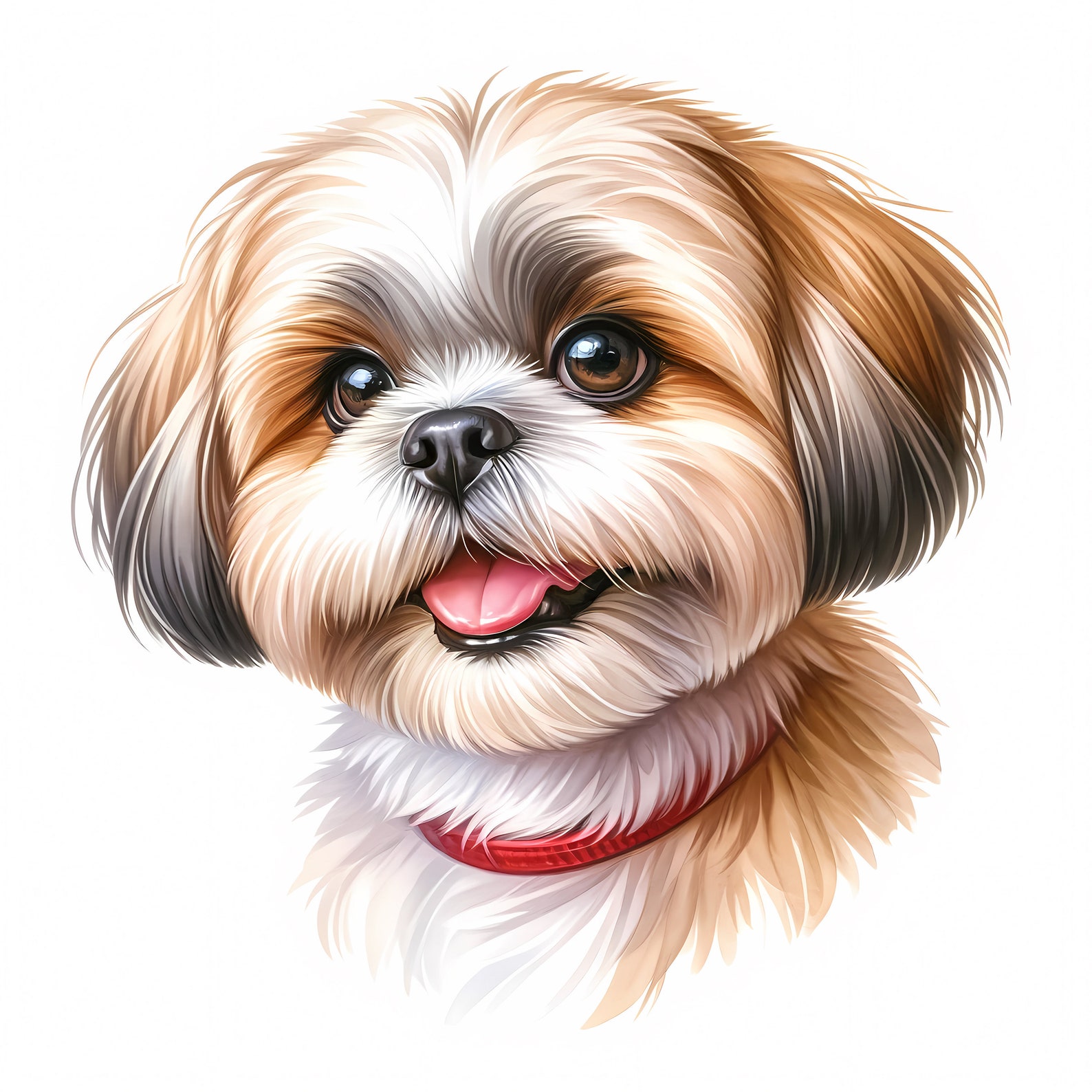 Shih Tzu Dog Clipart | 12 High-quality Jpgs | Adorable Shih Tzu Clipart ...