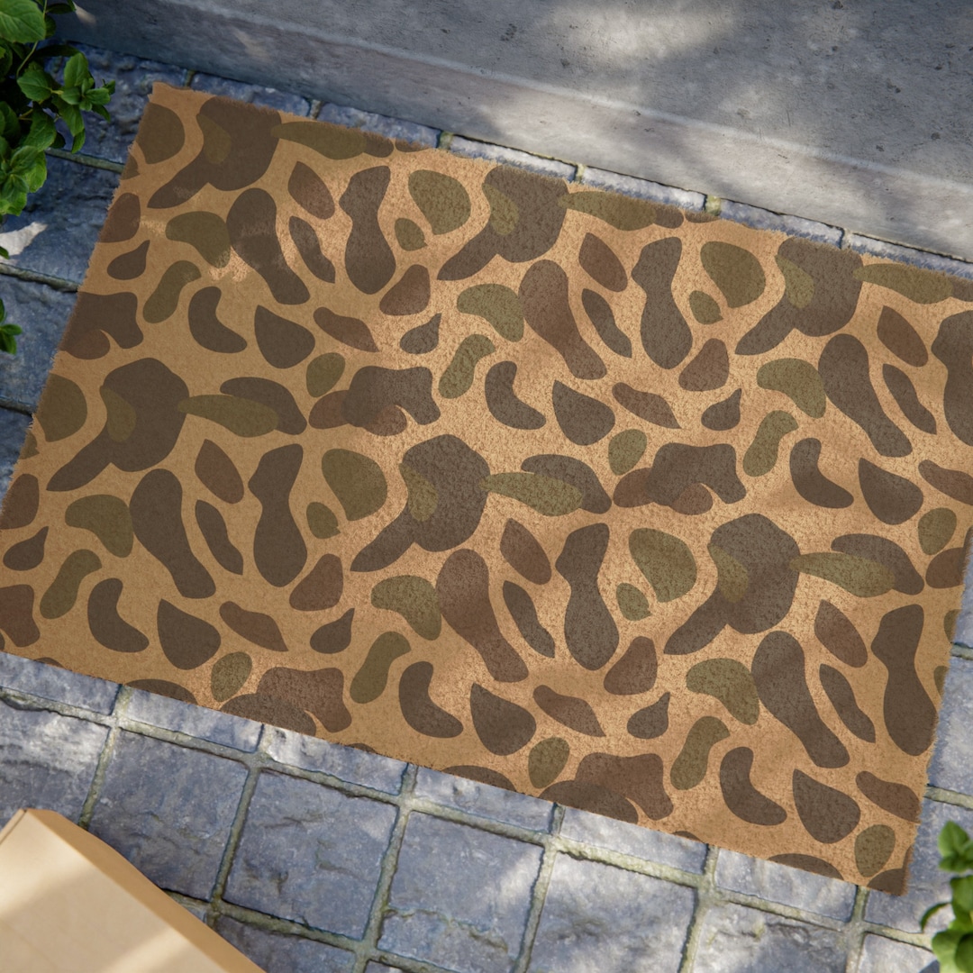 Old School Duck Camo Doormat, Old School Doormat, Camo Doormat, Old ...