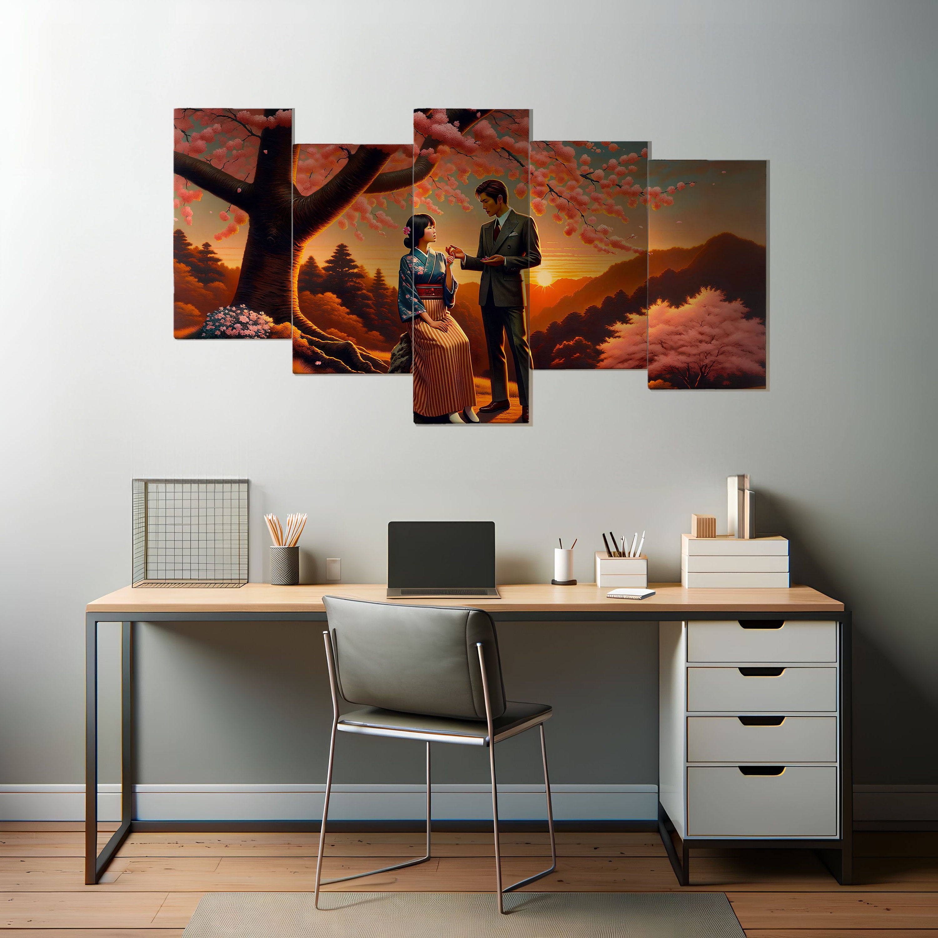 Kokuhaku Cherry Blossom Tree Confessions Love in the Japanese Sunset 5 ...