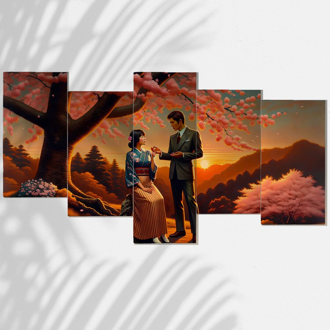 Kokuhaku Cherry Blossom Tree Confessions Love in the Japanese Sunset 5 ...