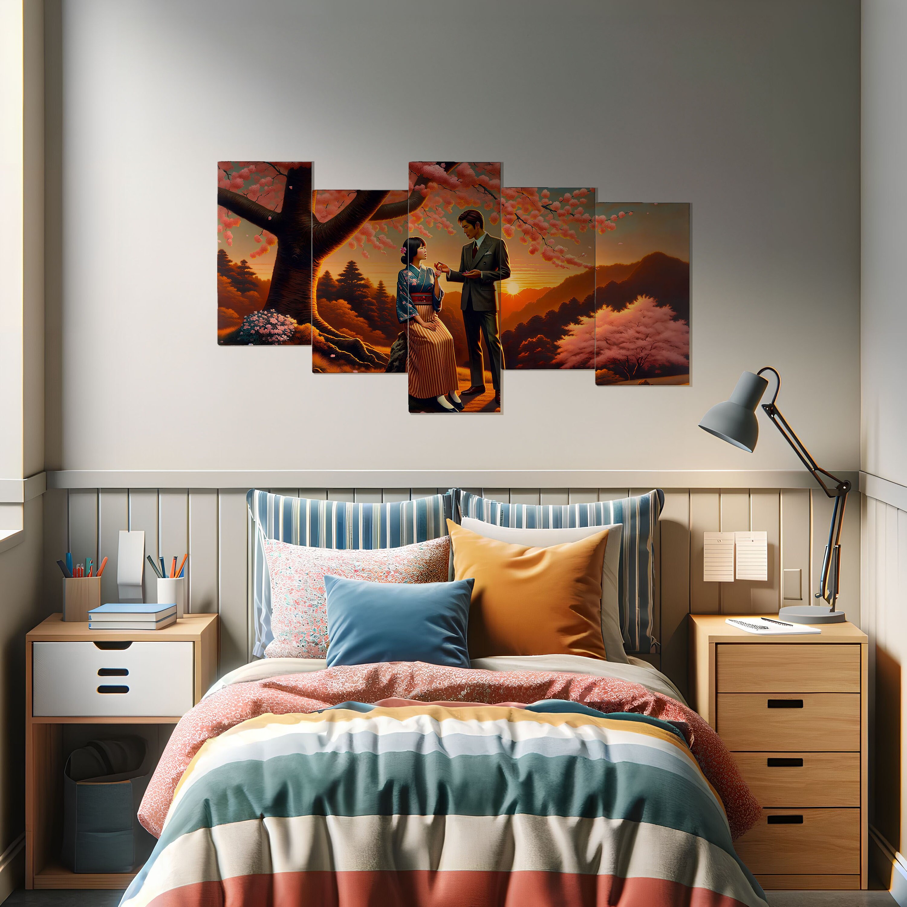 Kokuhaku Cherry Blossom Tree Confessions Love in the Japanese Sunset 5 ...