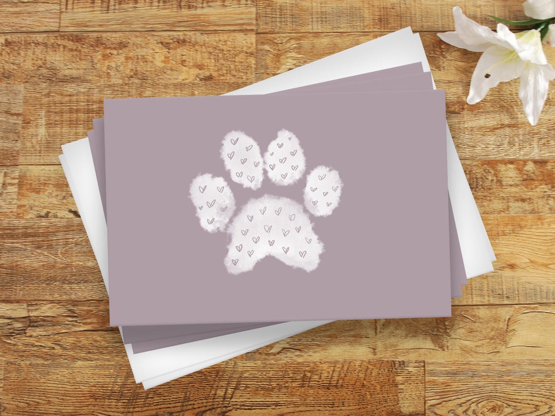 Multi-pack Veterinary Sympathy Cards and Envelopes for Pet Owners | Pet ...