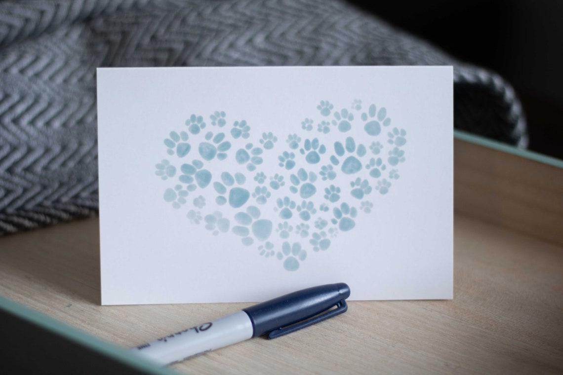 Pack of 60 Veterinary Sympathy Cards and Envelopes for Pet Owners Pet ...