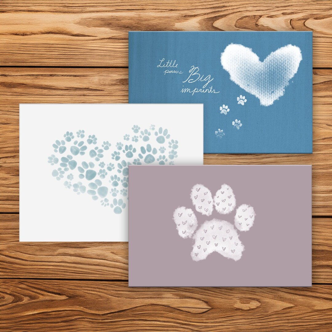 Pack of 15 Veterinary Sympathy Cards and Envelopes for Pet Owners Pet ...