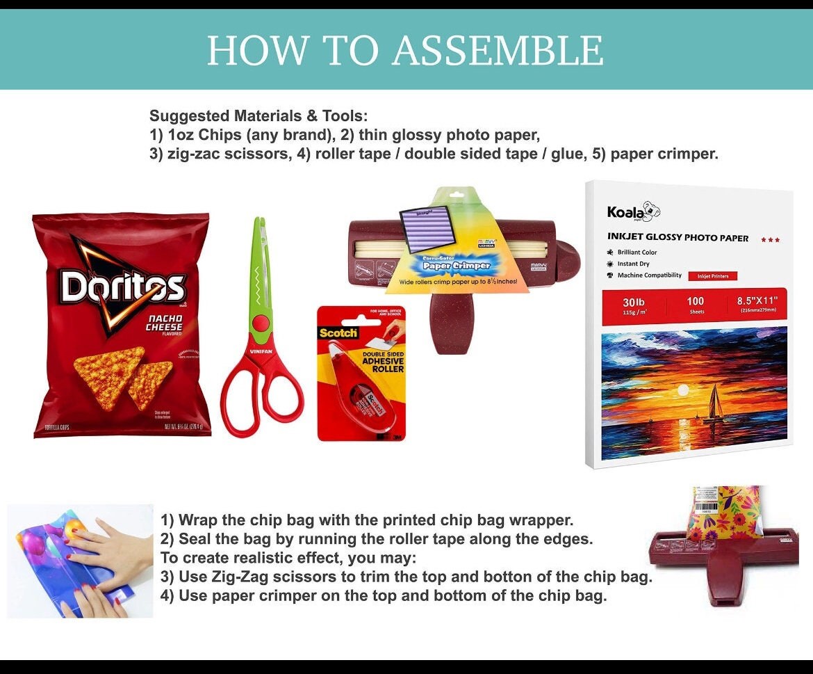 Editable Jordan Chip Bag - Etsy