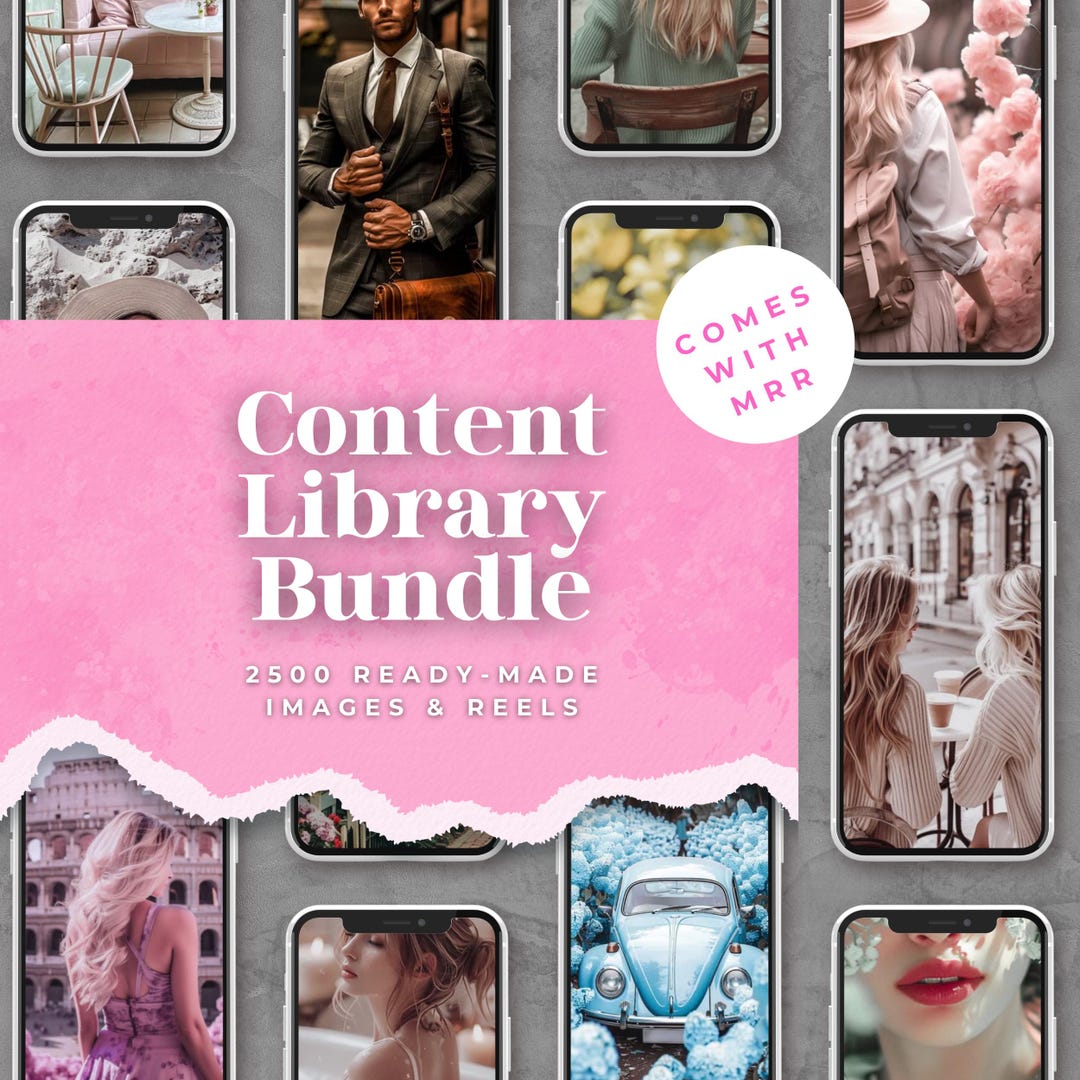 Digital Marketing Asset Visual Content Bundle Business Starter Kit ...