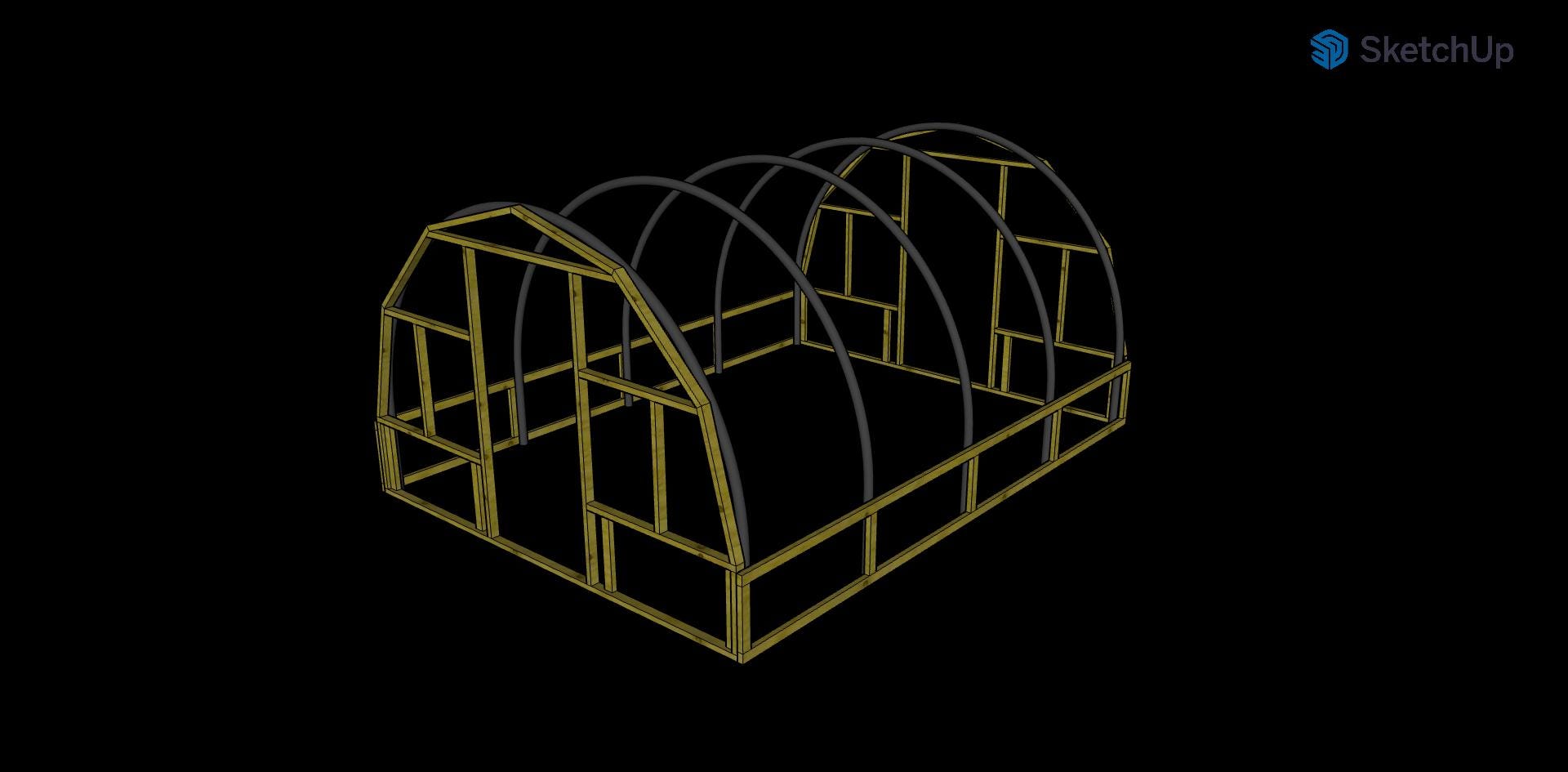 4.8 Metre STORMIE Polytunnel Greenhouse Plans This is a DIGITAL Product. - Etsy