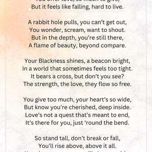 Personalised Poems for Balance & Inner Peace | Digital Download - Etsy