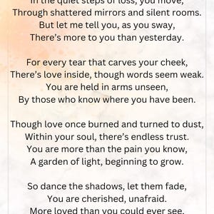 Personalised Poems for Balance & Inner Peace | Digital Download - Etsy