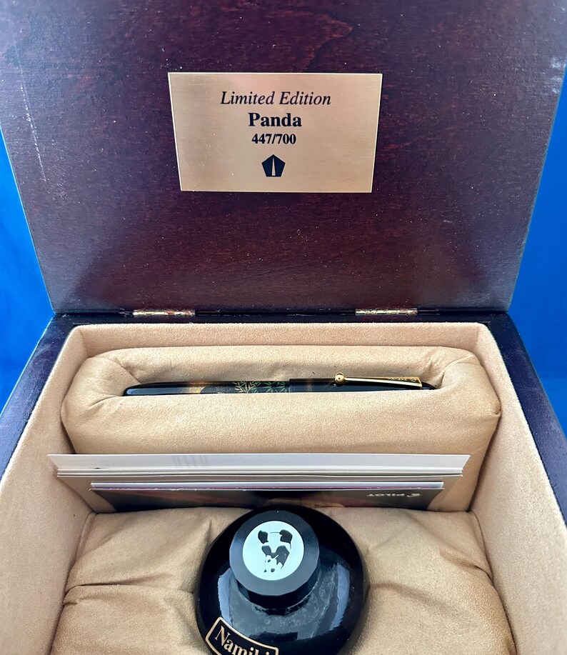 Pilot Namiki Panda Fountain Pen 447/700 18k Fine Nib Never Inked - Etsy