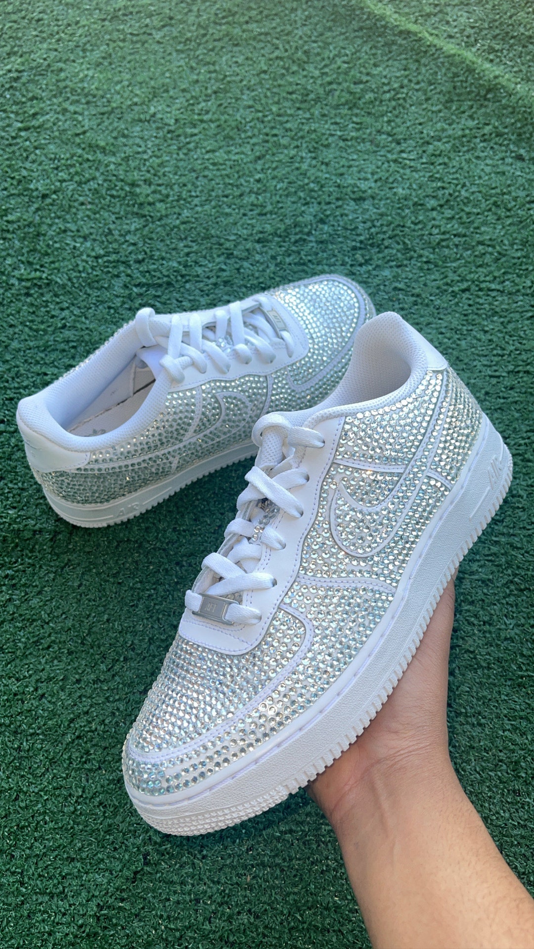 Custom Swarovski Crystal Air Force 1s - Etsy