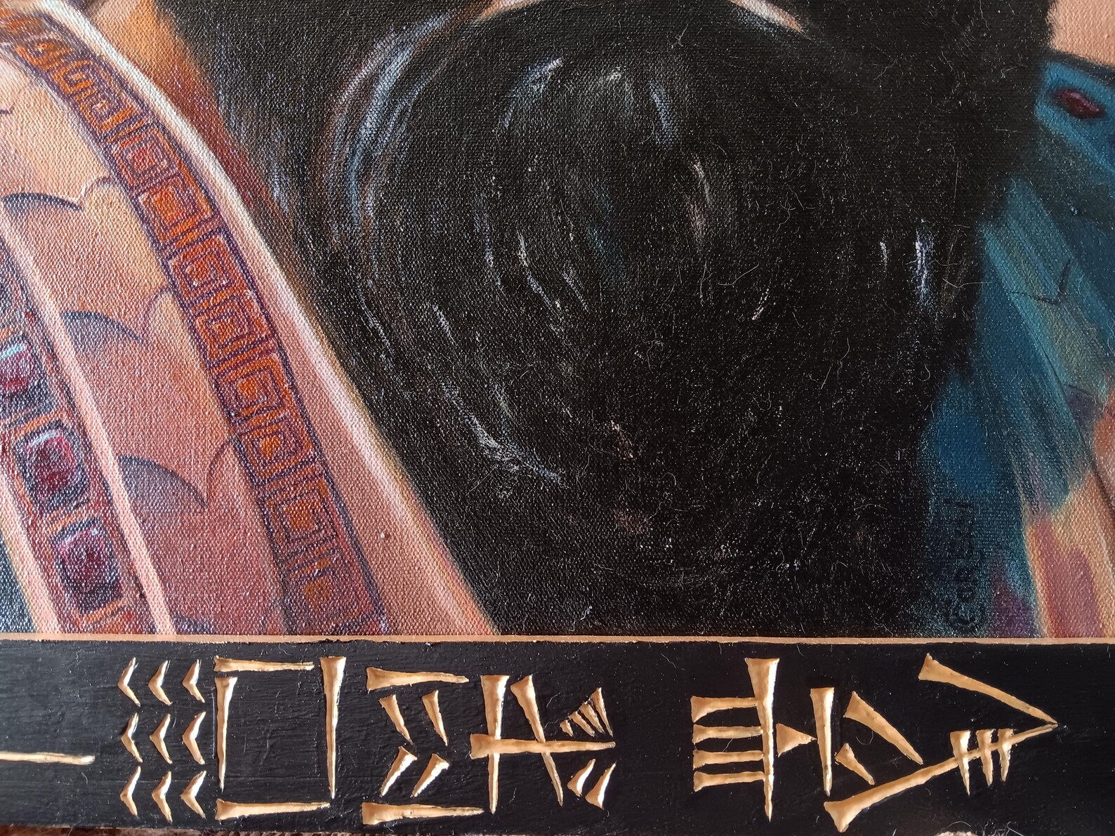 King Sargon of Akkad Original Oil Painting - Etsy