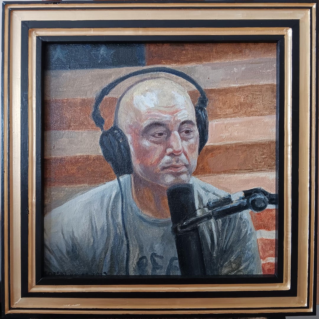 Portrait of Joe Rogan Original Oil Painting - Etsy