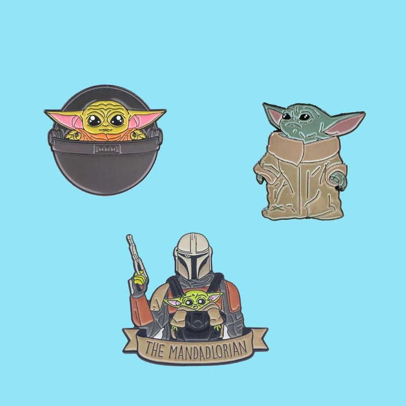 Grogu Enamel Pin - Etsy