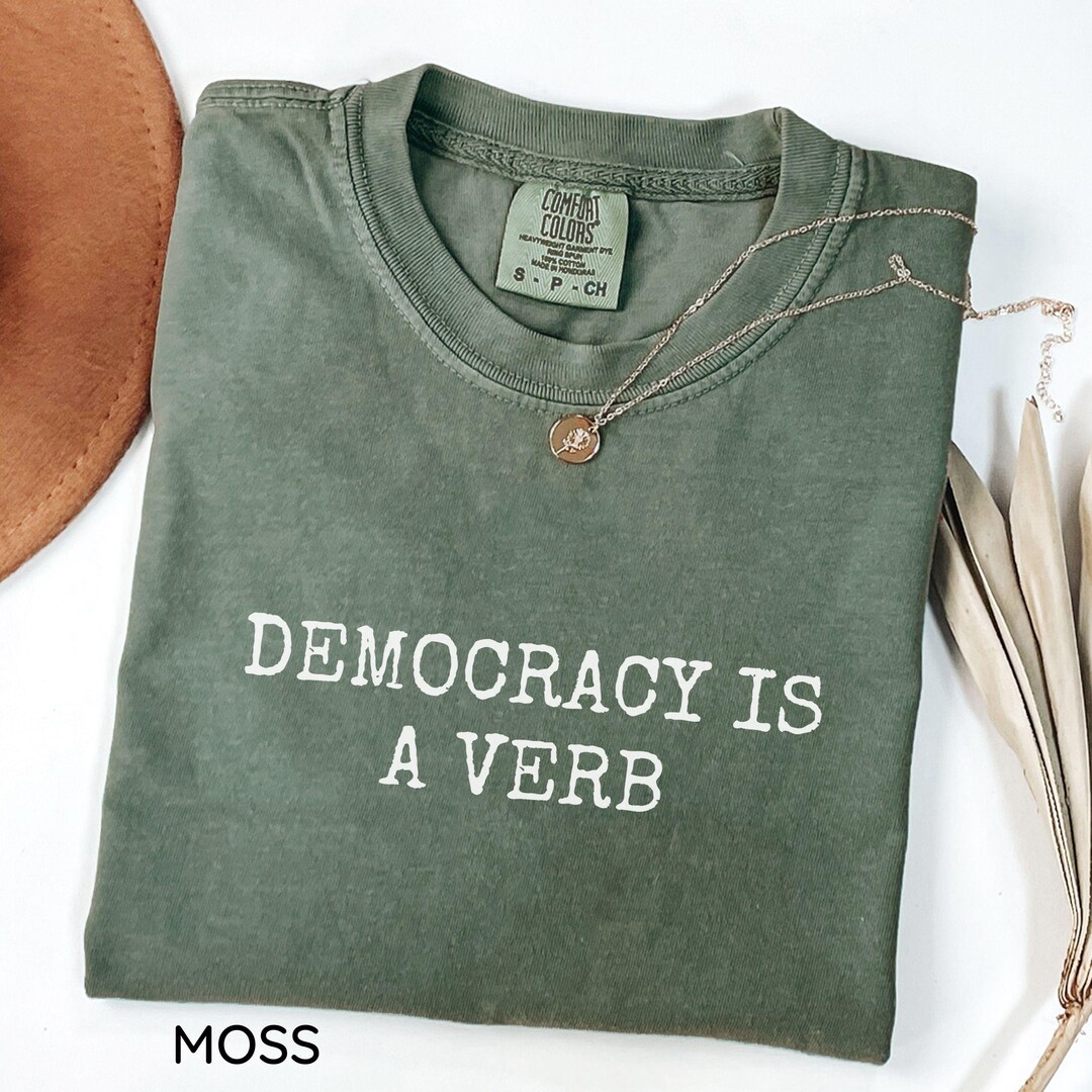 Minimalist Protest Shirt, Political Tee Sweatshirt Hoodie, Democracy ...